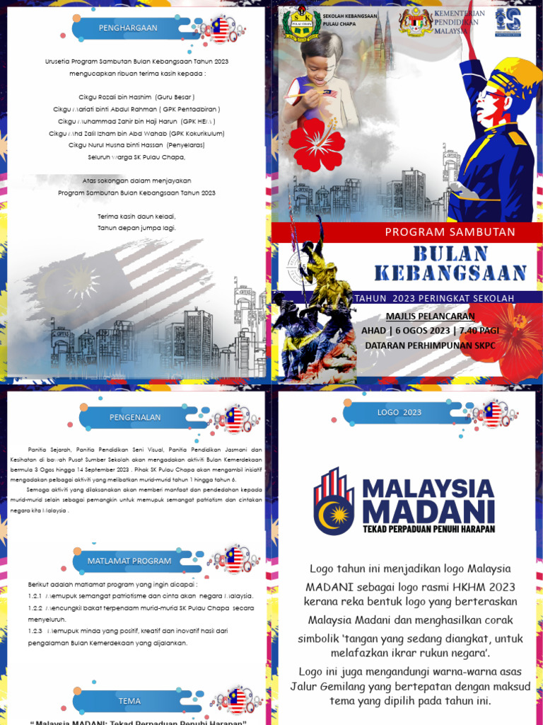 Buku Program Pelancaran Bulan Kemerdekaan 2023 | PDF