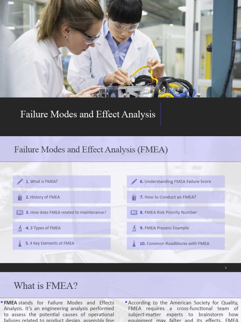 Failure Modes and Effect Analysis | PDF | Reliability Engineering | Risk