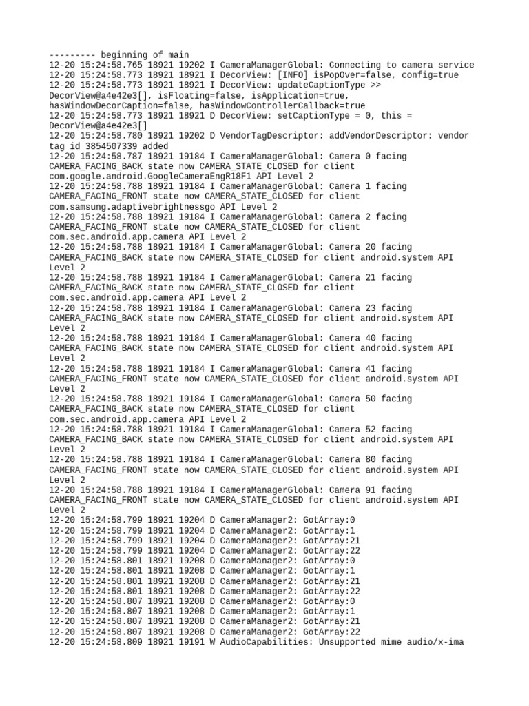Log Cat 1703060698661 | PDF | Information Technology | Computer Architecture