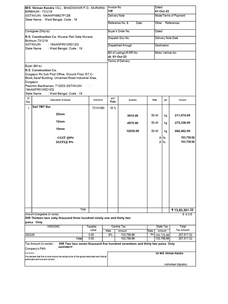 Steel Bill | PDF | Taxation | Economies