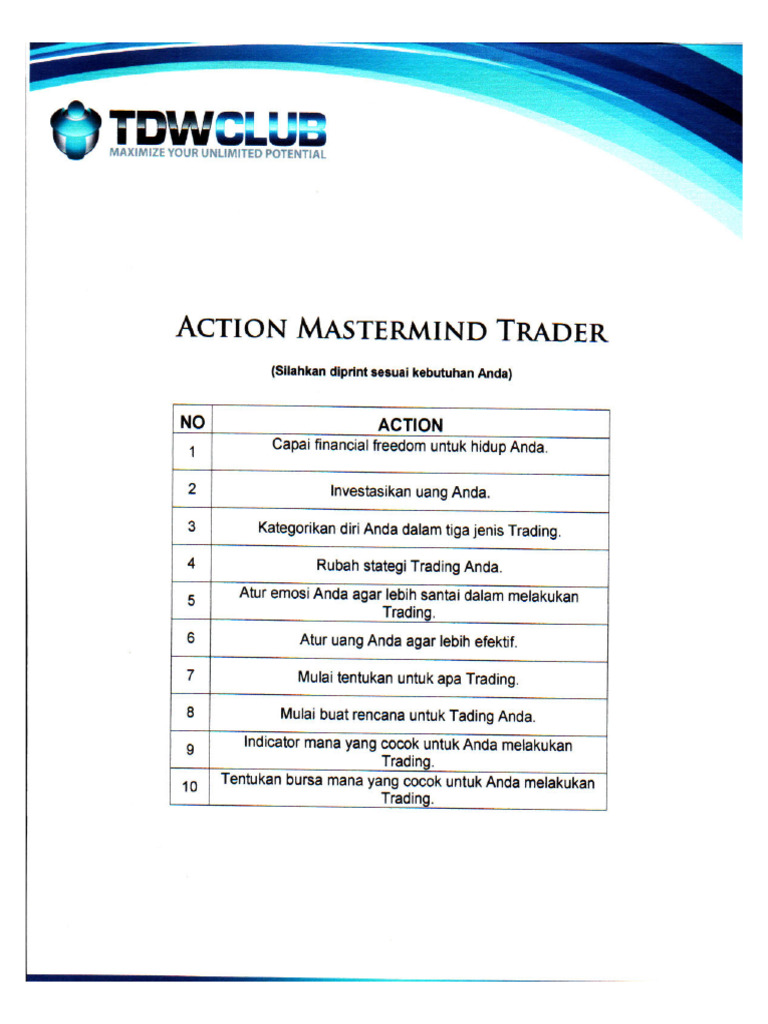 Action List | PDF
