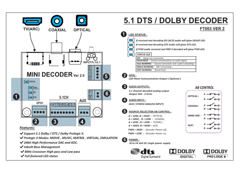 Ft003 Manual V2 Pdf Film And Video Technology Information And