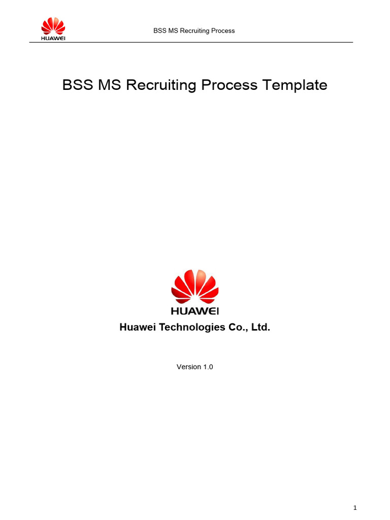 E1.1.c Recruiting Process - Template | PDF | Recruitment | Computing