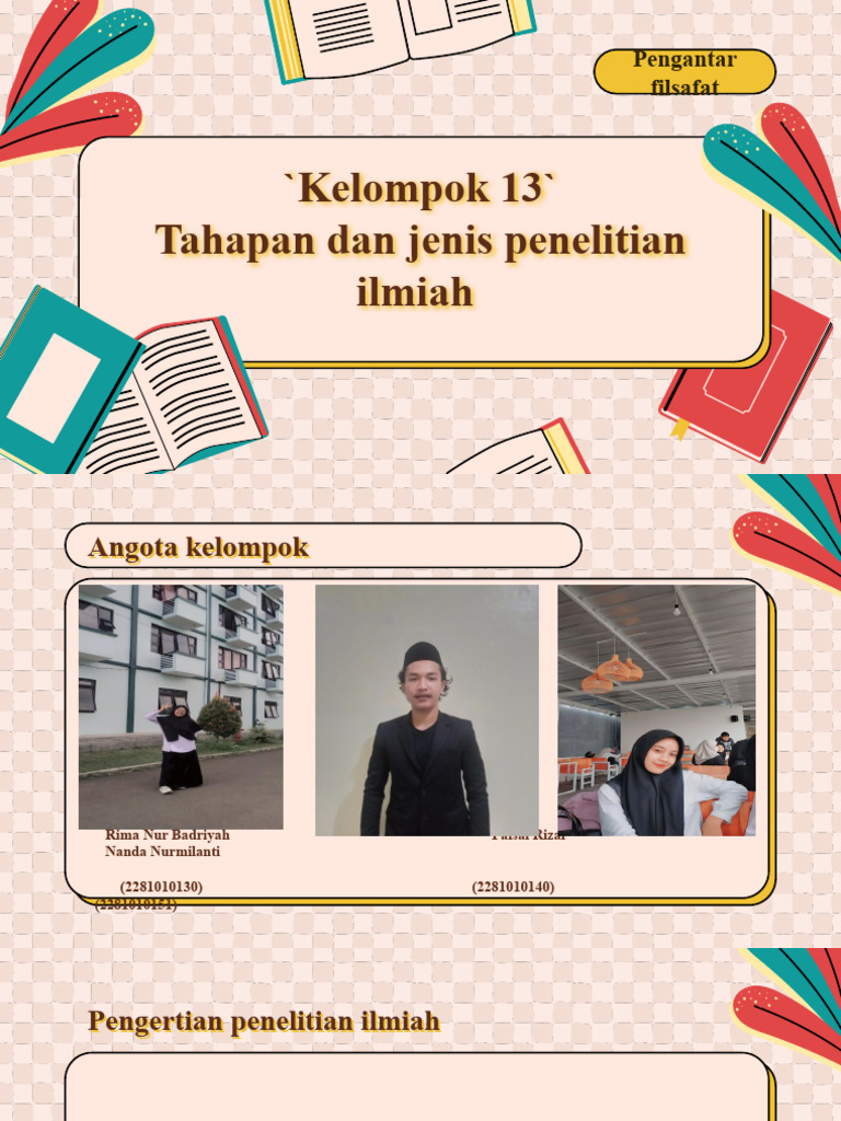 Kel.13 Pengantar Filsafat | PDF