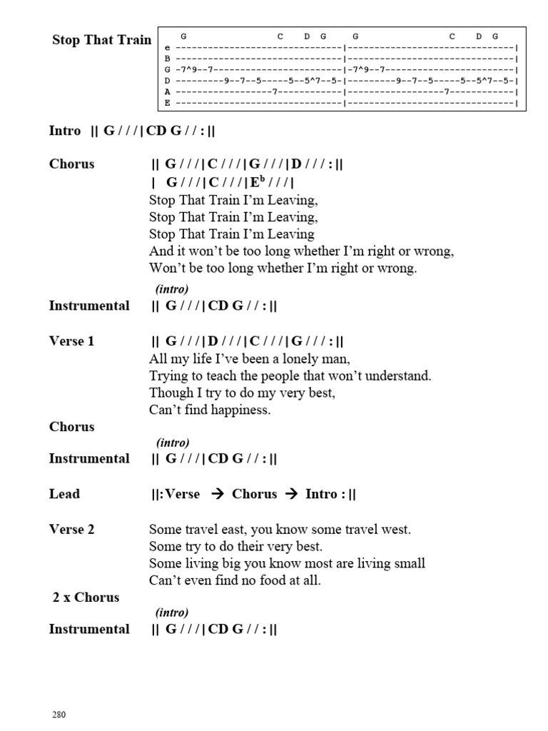 Stop That Train | PDF