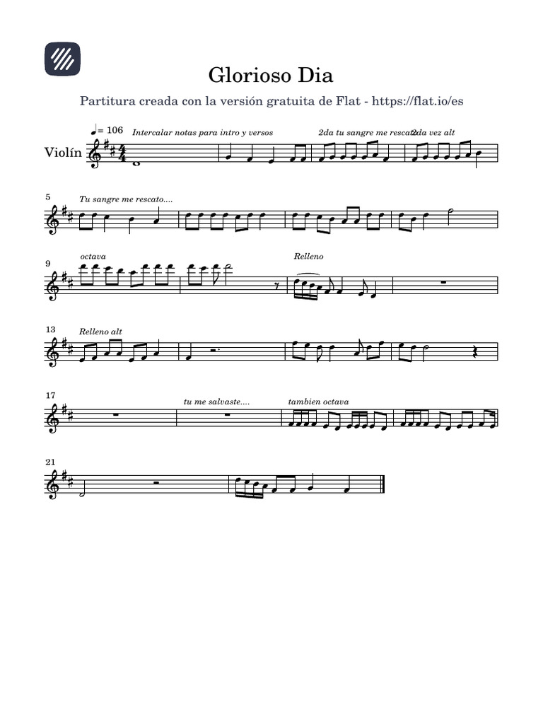 Glorioso Dia | PDF