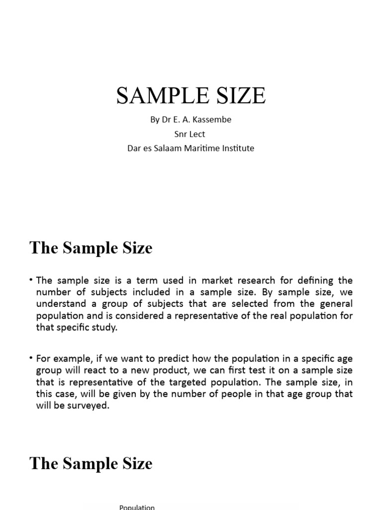 Lect 5. SMG 09312 Sample Space | PDF | Standard Score | Sampling ...