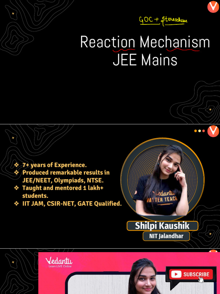 Reaction Mechanism - Notes | PDF
