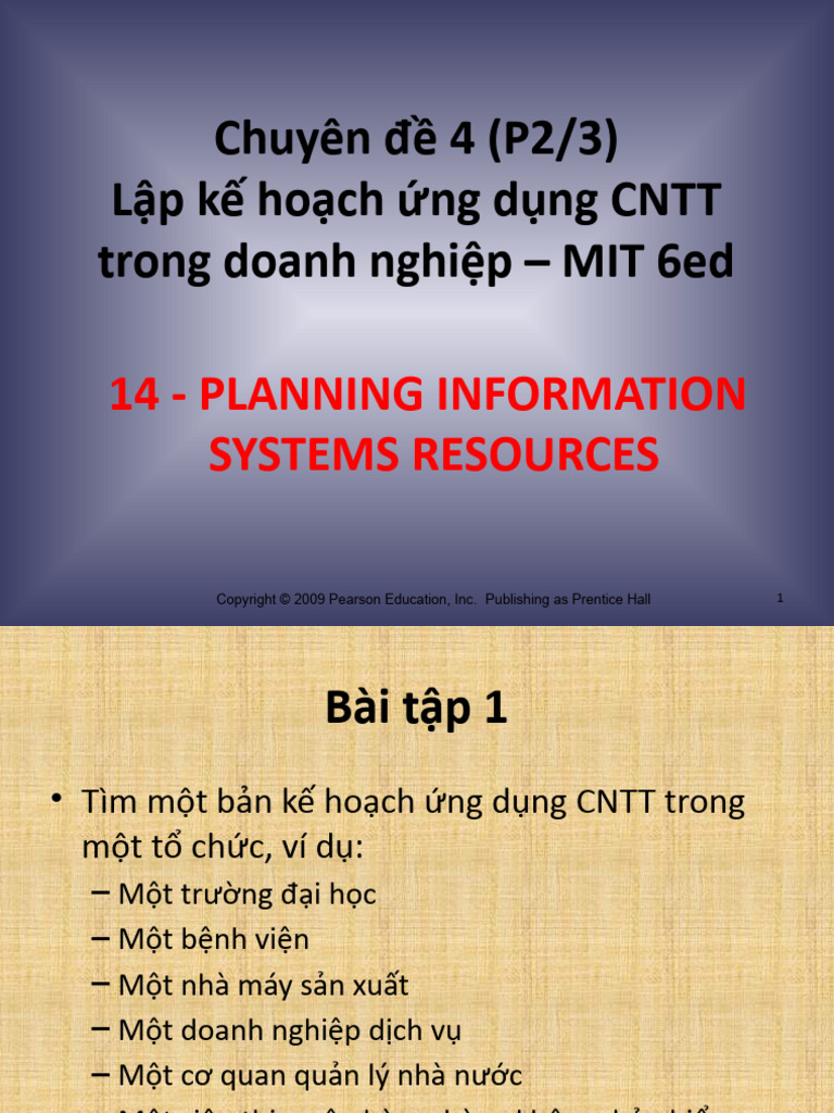 Chuyen de 4 - P2 - Xay Dung Chien Luoc Ung Dung CNTT Trong DN | PDF