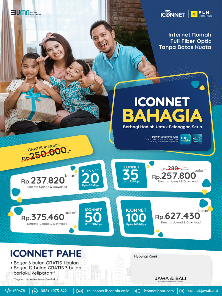 Paket Internet ICONNET Tanpa Batas Kuota | PDF