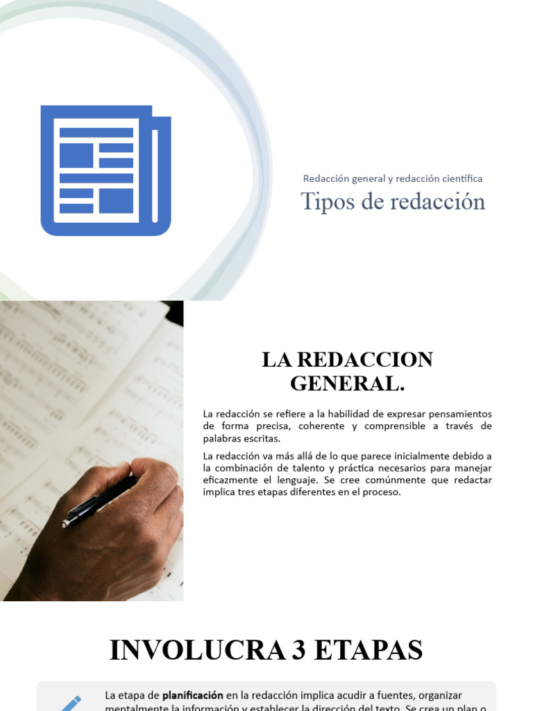 Tipos de Redacción | PDF | Comunicación | Conocimiento