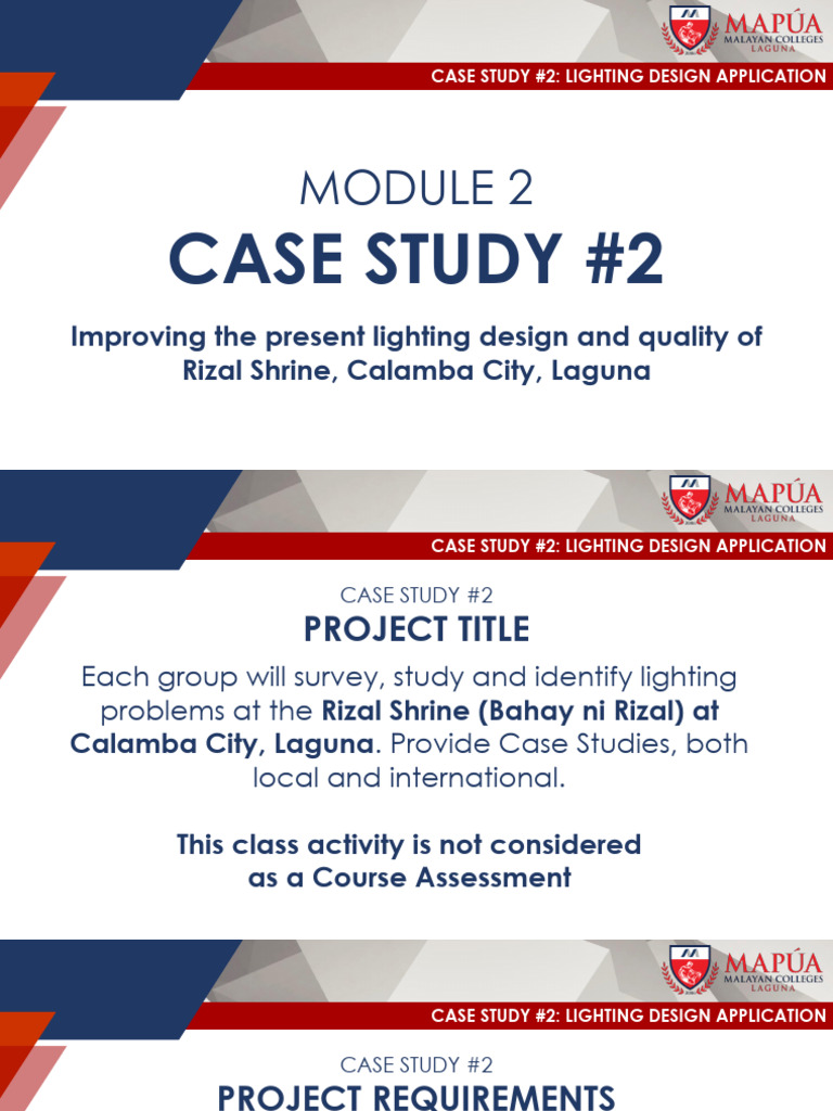 Case Study #2 - BU3 - Lighting | PDF