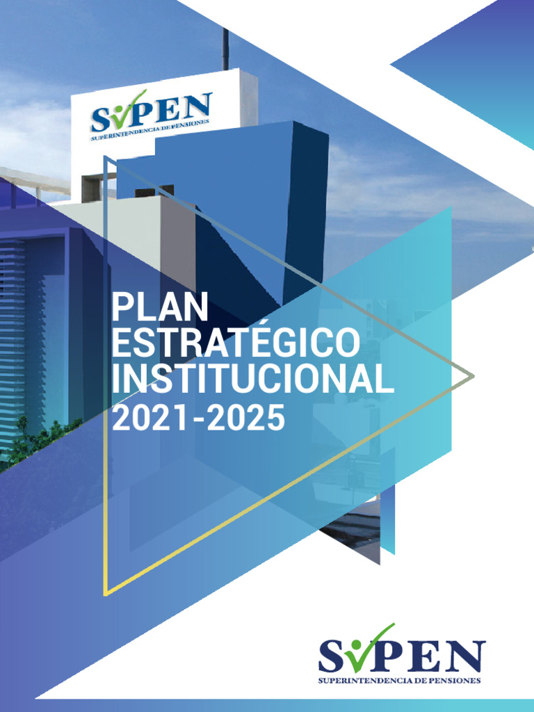 Plan Estrategico Institucional Pei 2021 2025 | PDF | Planificación estratégica | Planificación