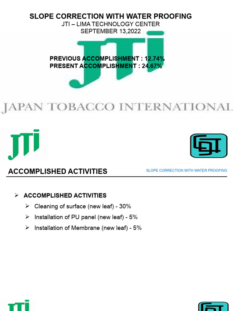 Slope Correction With Water Proofing (9-13-2022) | PDF