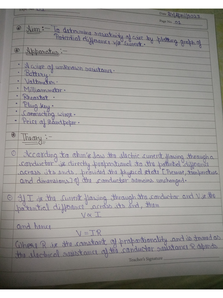 Chemistry Practical 123 | PDF