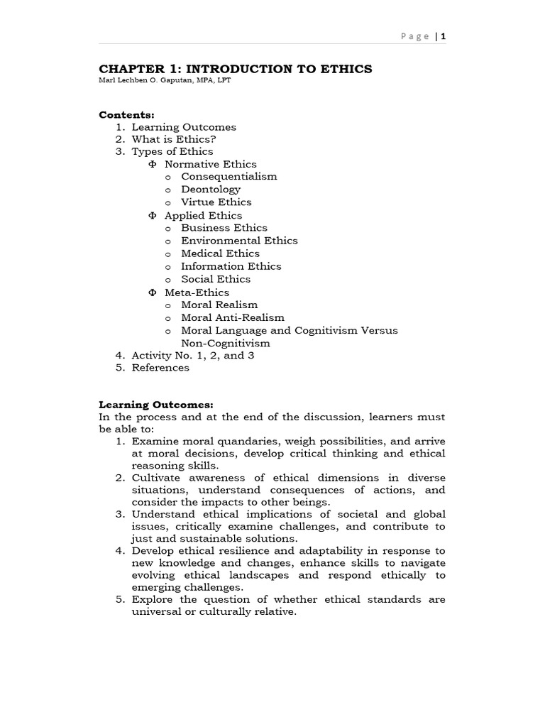 Chapter 1 | PDF Chapter 1 | PDF