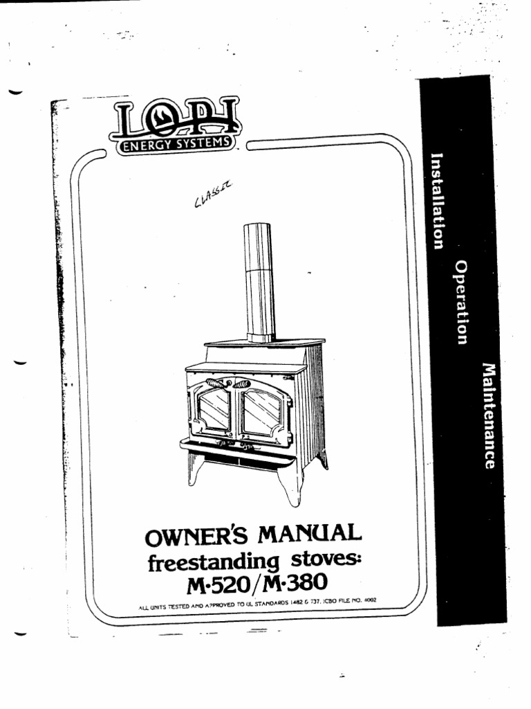 Lopi Stove | PDF