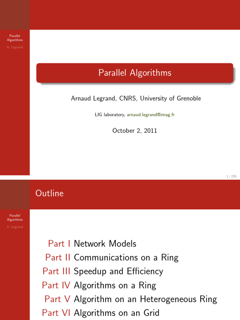 PC 02 Parallel Algorithms | PDF | Parallel Computing | Message Passing ... PC 02 Parallel Algorithms | PDF | Parallel Computing | Message Passing ...