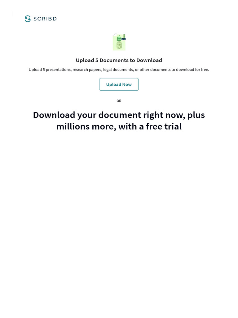 Choose A Plan - Scribd | PDF