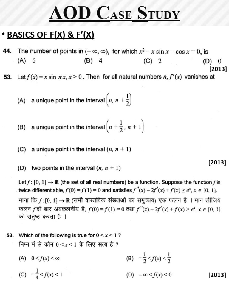 Aod Case Study | PDF