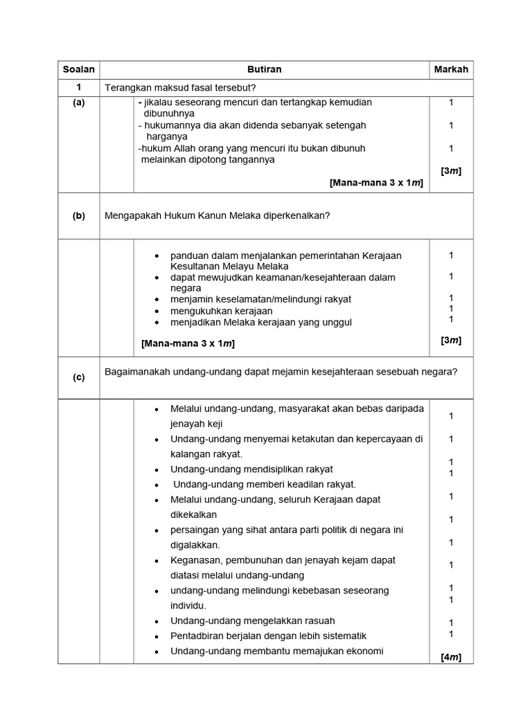 4.2023 K2 Skema Sej (Trial Johor - Kota Tinggi) | PDF