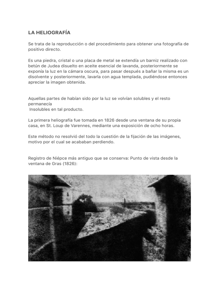 Primera fotografía: Vista desde la ventana | PDF