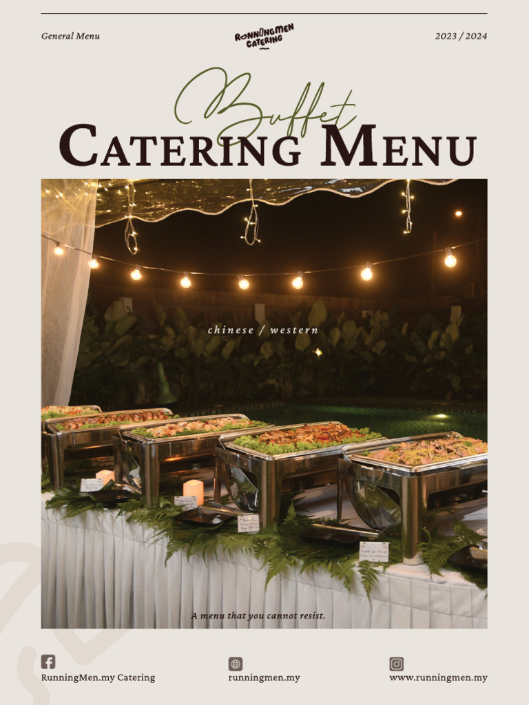 General Catering Menu | PDF
