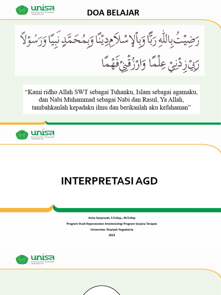 Materi 3 Interpretasi Agd | PDF