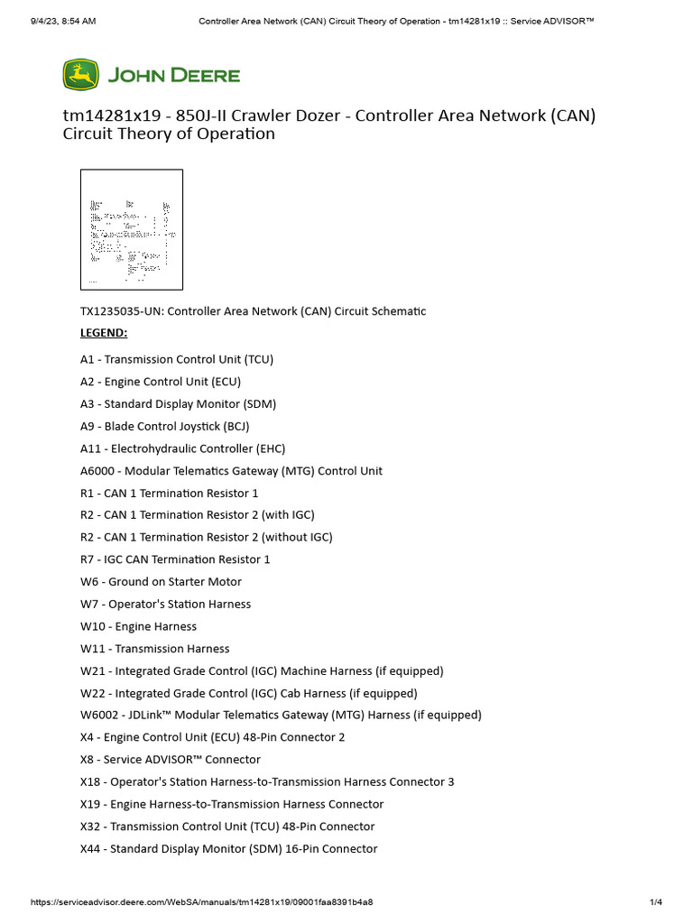 Controller Area Network (CAN) Circuit Theory of Operation - tm14281x19 - Service ADVISOR™ | PDF ...
