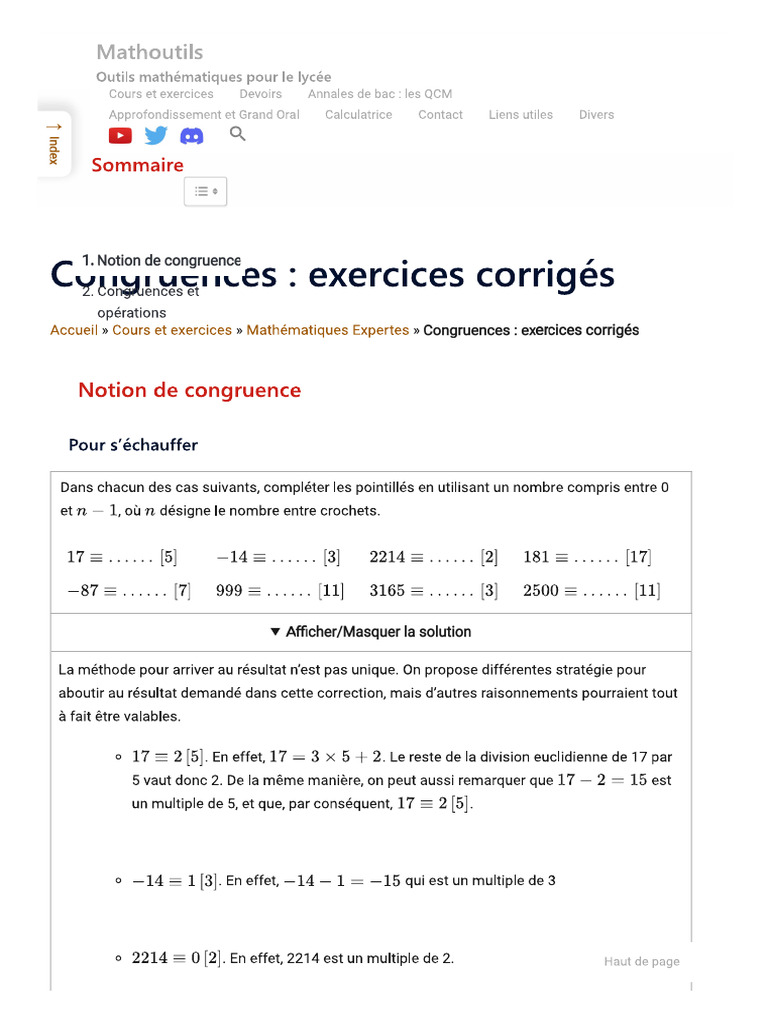 Exercice Corrig2 | PDF