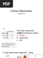 Soal Matematika Kelas 1 Bab 1 | PDF | Olahraga & Rekreasi | Griya & Taman