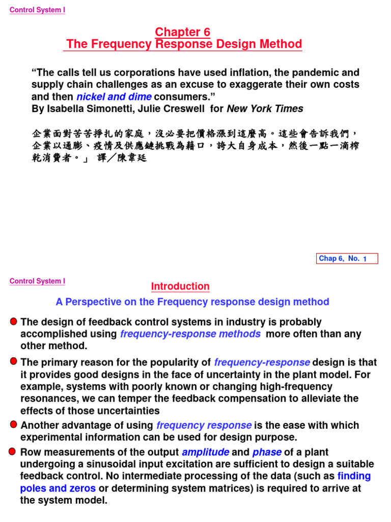 Chap 6 Control System I - Web 1 | Download Free PDF | Systems Theory | Mechanics