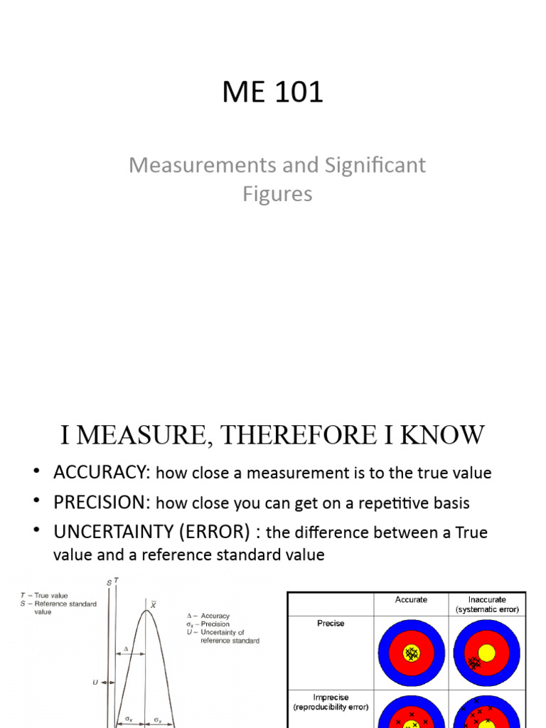 Lecture-2-Measurements and Significant Figures | PDF