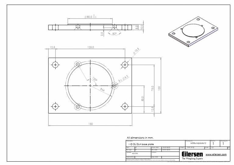 MD DL DLA Base Plate PDF | PDF