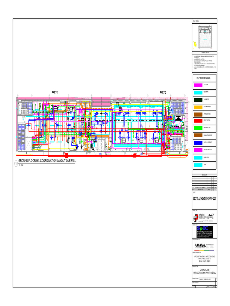 DJ 302 o en Sco 01 0001 - 00 GF Mep Coordination Layout Overall | PDF | Civil Engineering ...