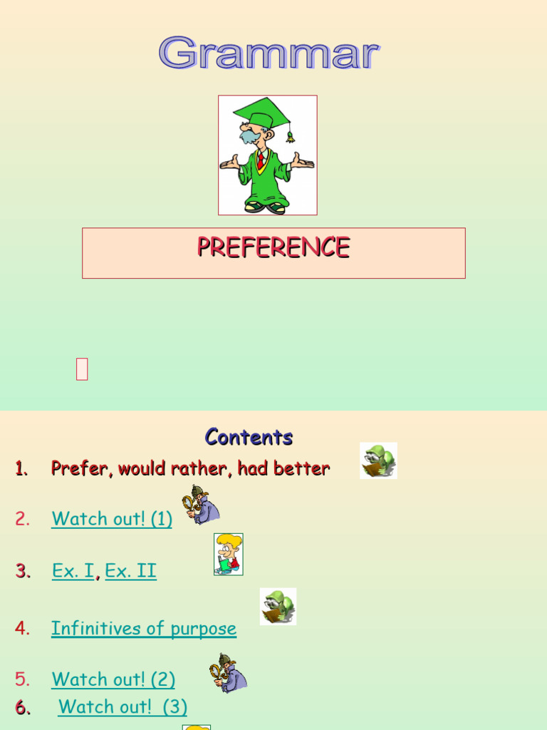 Understanding Preference Expressions | PDF | Language Arts & Discipline | Wellness