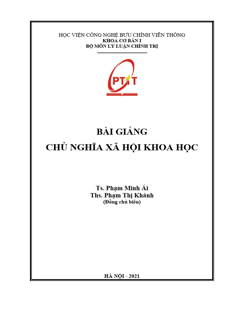 Bai Giang CNXHKH - Hoan Chinh Nhat - in 10-12-2021 | PDF