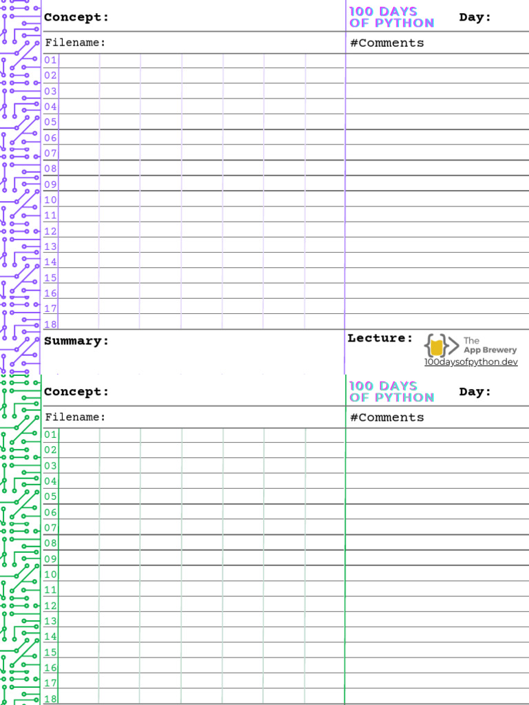 Coding+Notebook+Sheets+to+Print - Copie | PDF