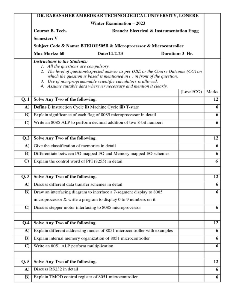 MPMC 2 | PDF | Microprocessor | Integrated Circuit