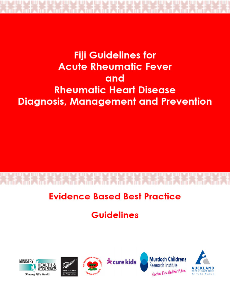 Fiji Guidelines For ARF and RHD Diagnosis Management and Prevention | PDF