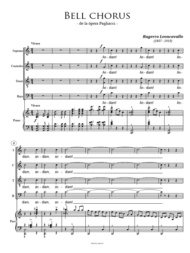 Bell Chorus - Con Piano | PDF