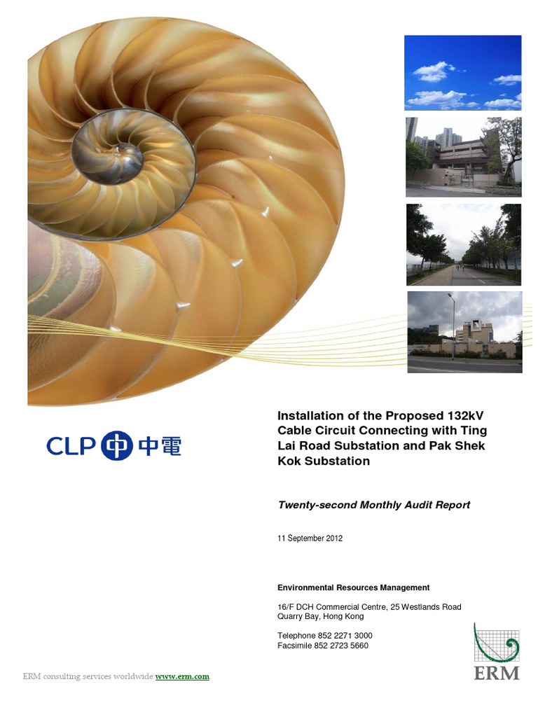 132kv Cable Circuit of The Proposed 132kv Cable | PDF | Waste | Storm Drain