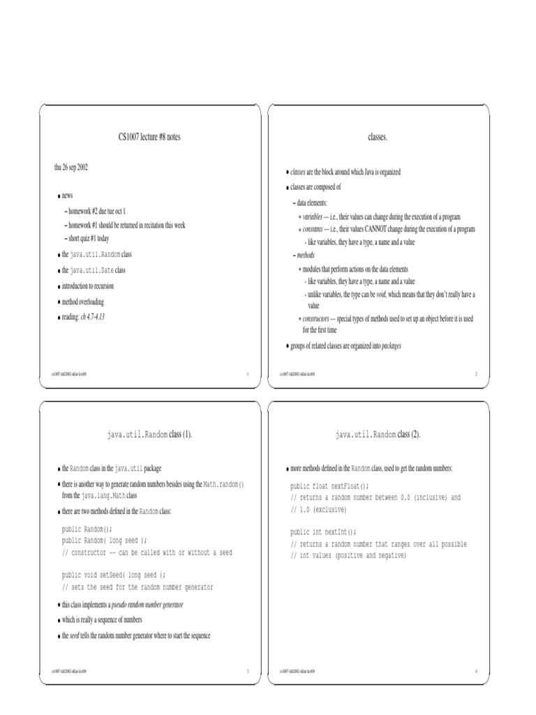 Lect08 Notes Pdf Parameter Computer Programming Method Computer Programming 0586