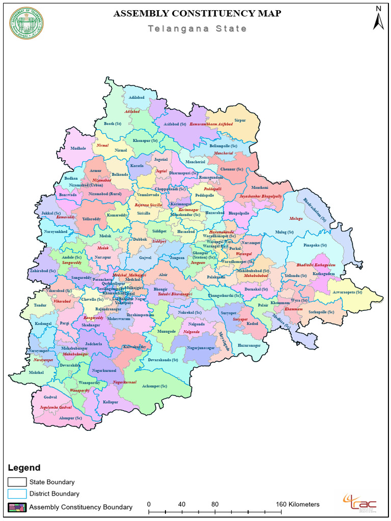 Telangana State Assembly Constituency Map | PDF