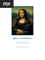 Ensayo Sobre La Belleza | PDF | Belleza | Immanuel Kant