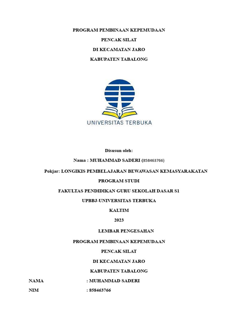 TUGAS 3 PBK LAPORAN KEGIATAN SILAT 2 Desember | PDF