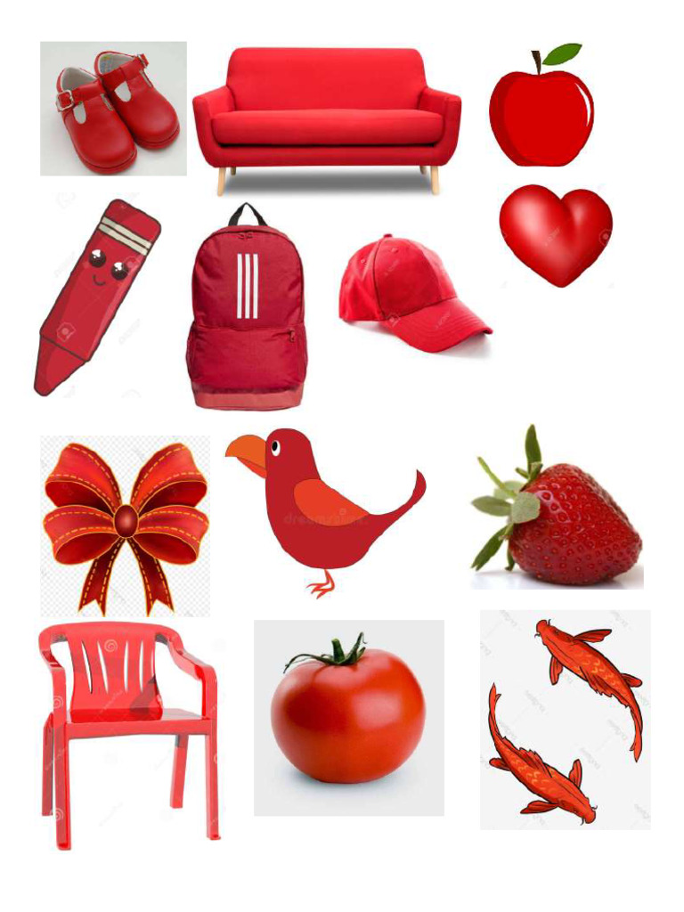 Objetos Color Rojo | PDF
