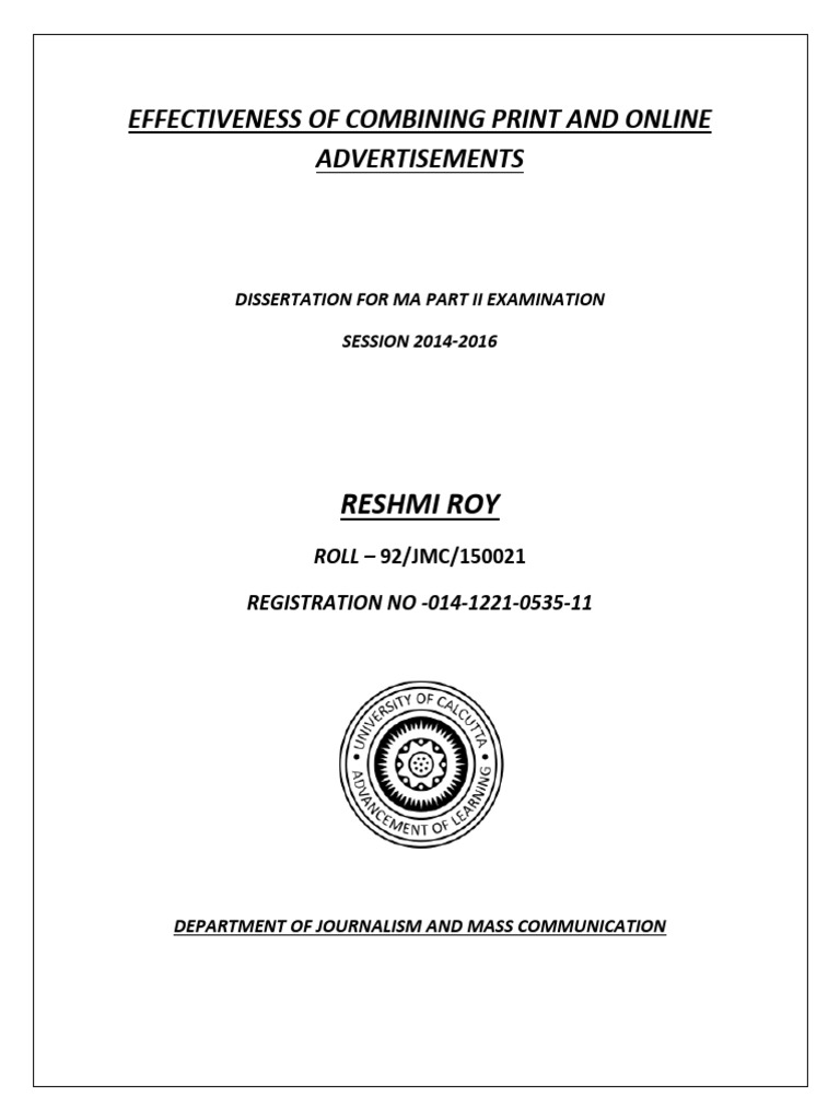 MA Thesis - Compressed | PDF | Randomized Controlled Trial | Advertising