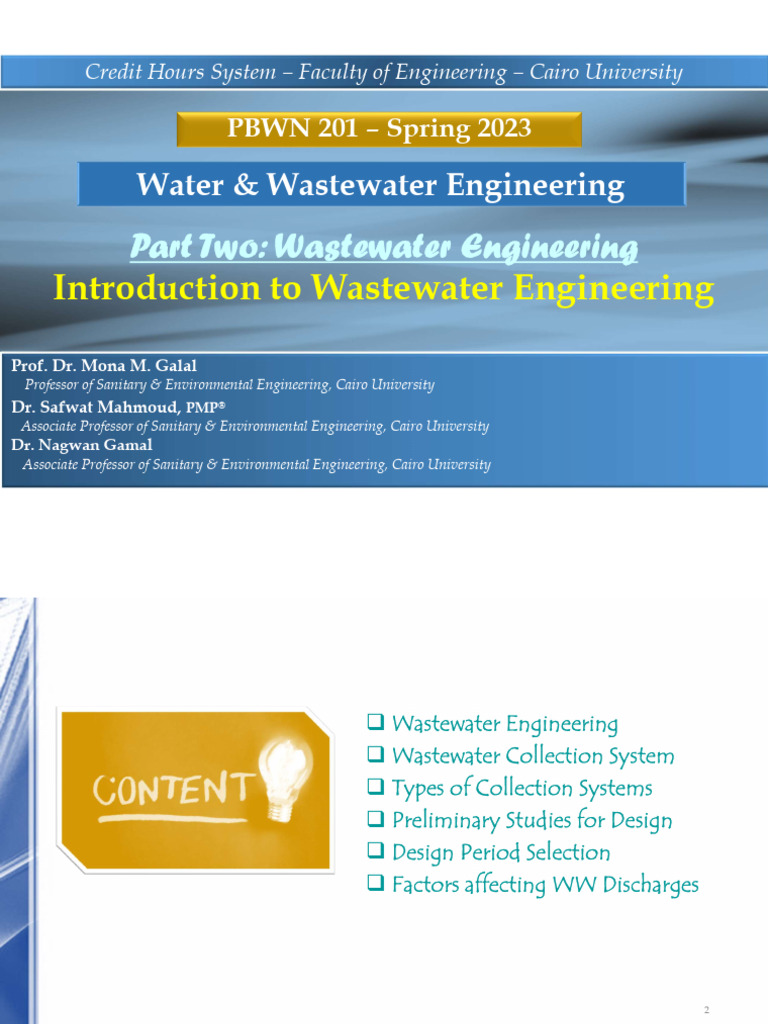 Introduction To Wastewater Engineering Download Free Pdf Sewage
