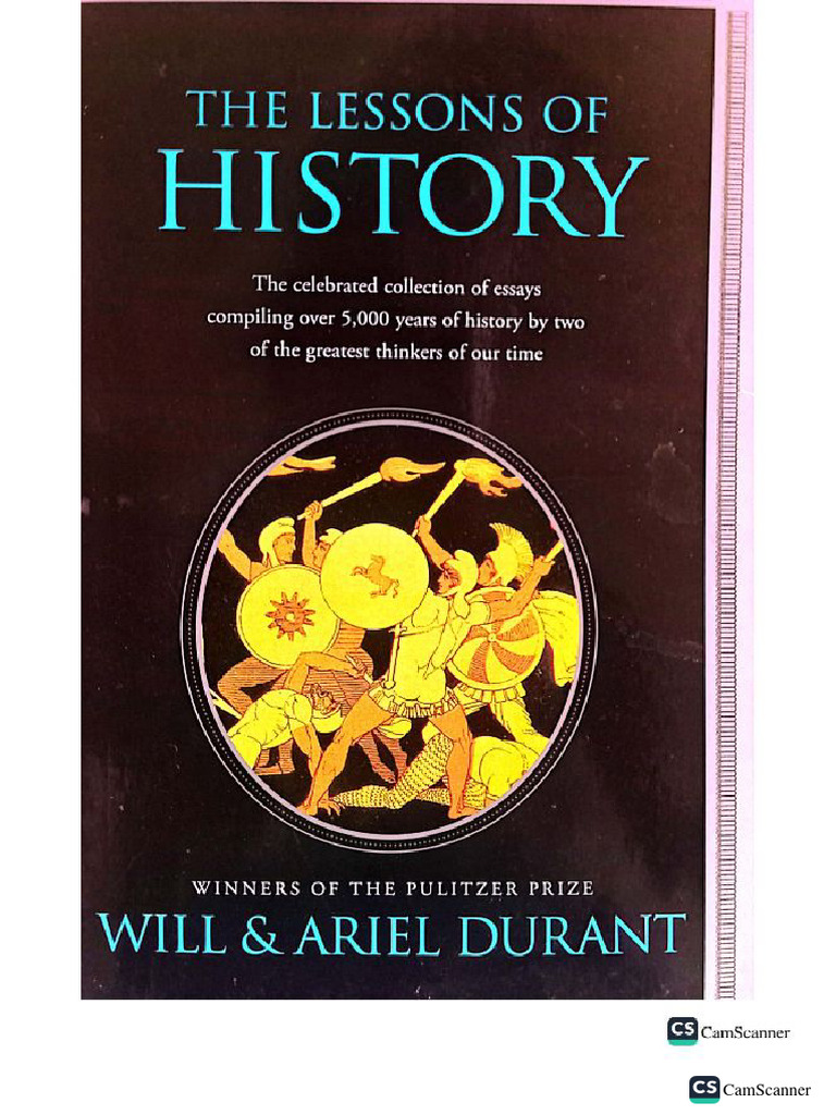 The Lessons of History by Will and Ariel Durant | PDF